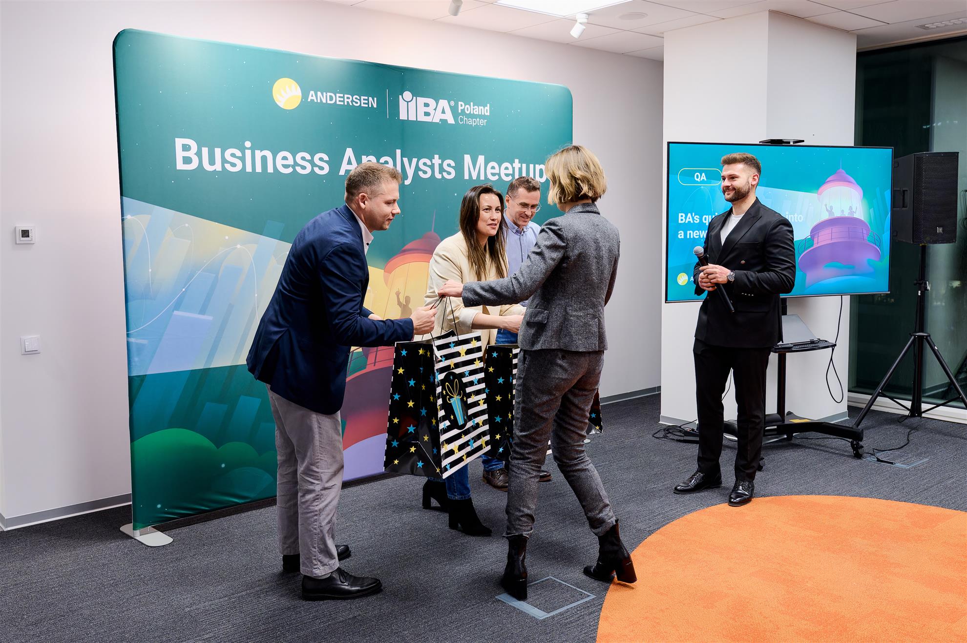 Celebrating the Success of the Inaugural IIBA Poland Chapter Meetup with Andersen Lab | Poland